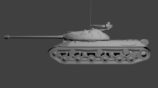 IS-3 Heavy Tank Free 3D Model - .3ds .obj .blend .dds - Free3D