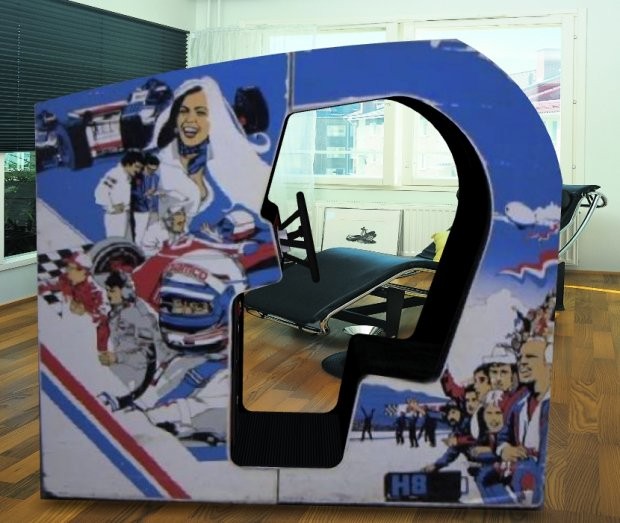 Pole Position 2 - Sitdown Arcade Machine Modelo 3D gratis - .3ds - Free3D