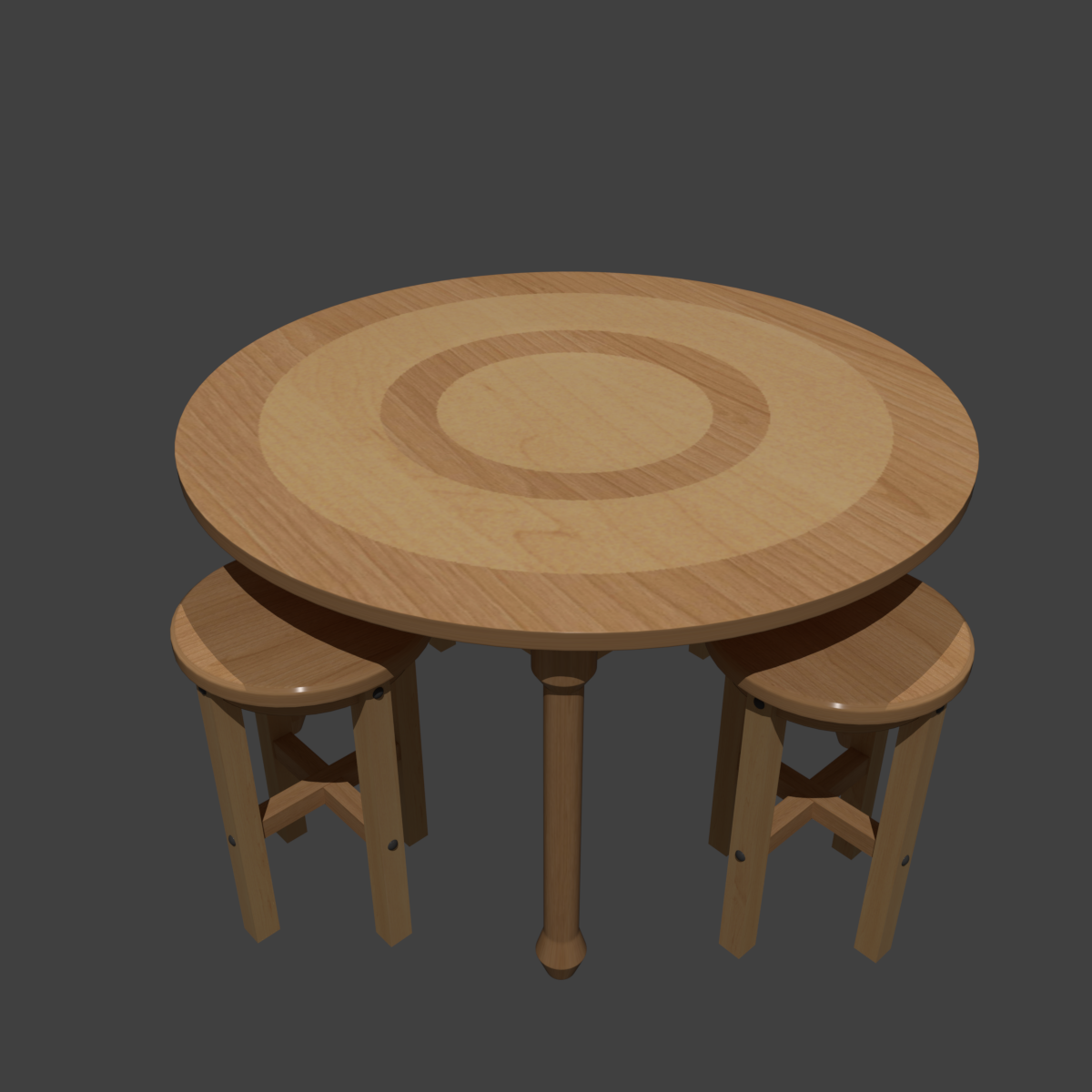 Round table Free 3D Model - . .blend .fbx .3ds .obj - Free3D