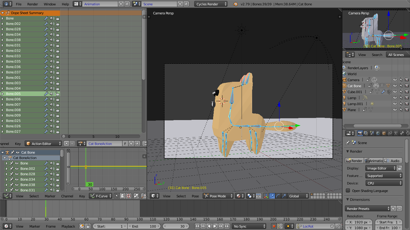 Cat Cartoon Rigged Free 3D Model - .blend - Free3D