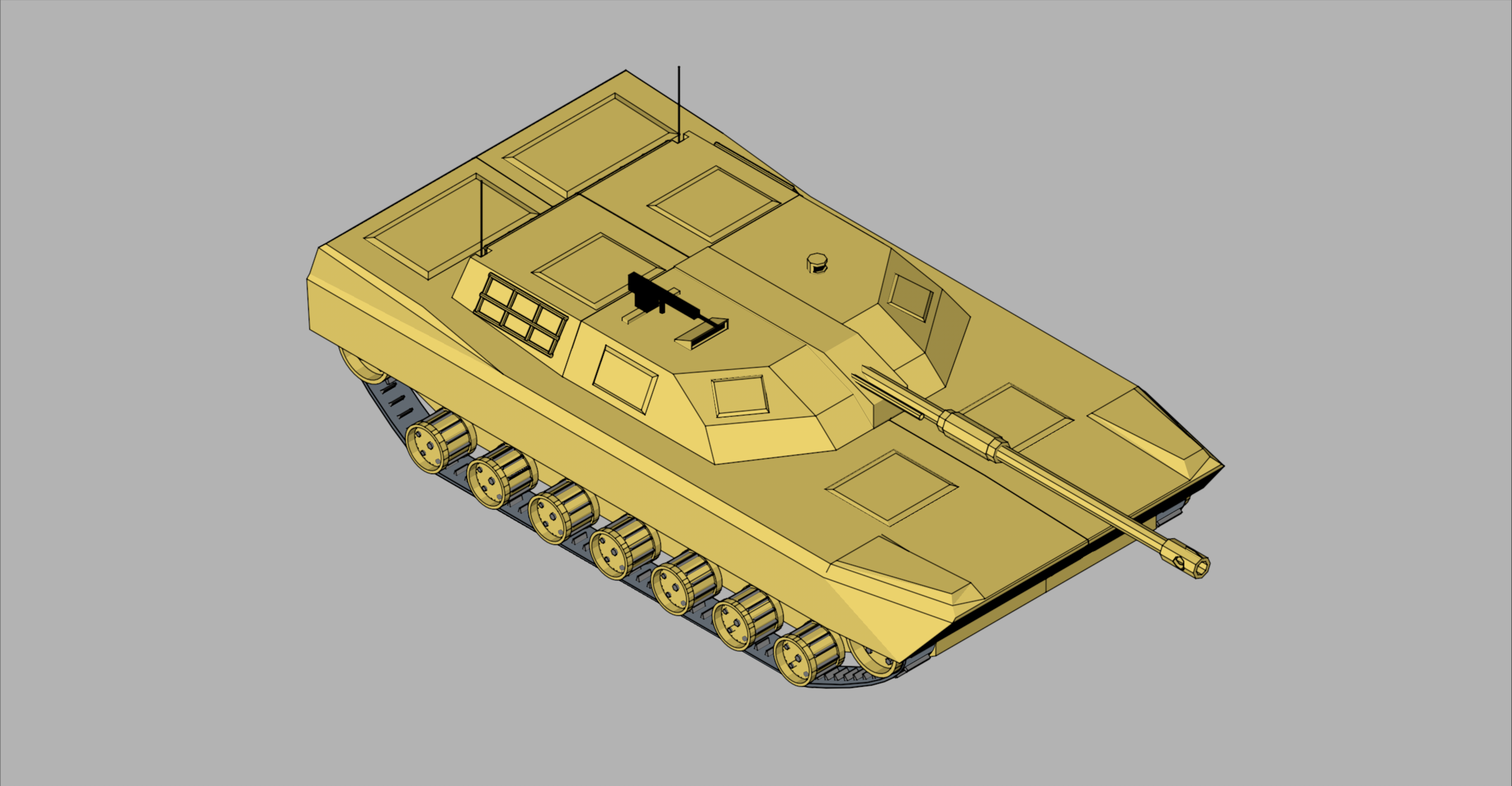 Tank Lowpoly Free 3D Model - .c4d - Free3D