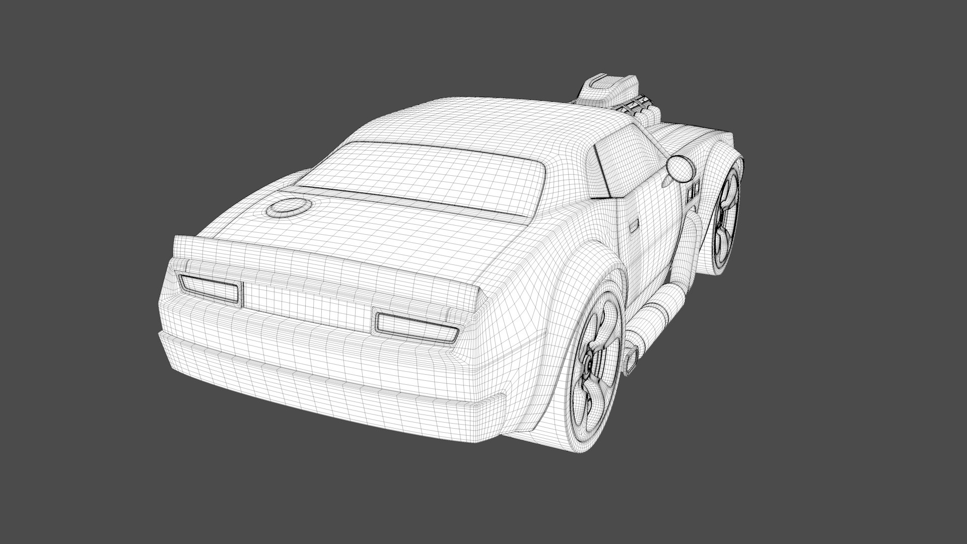 Muscle car Free 3D Model - .fbx .obj - Free3D