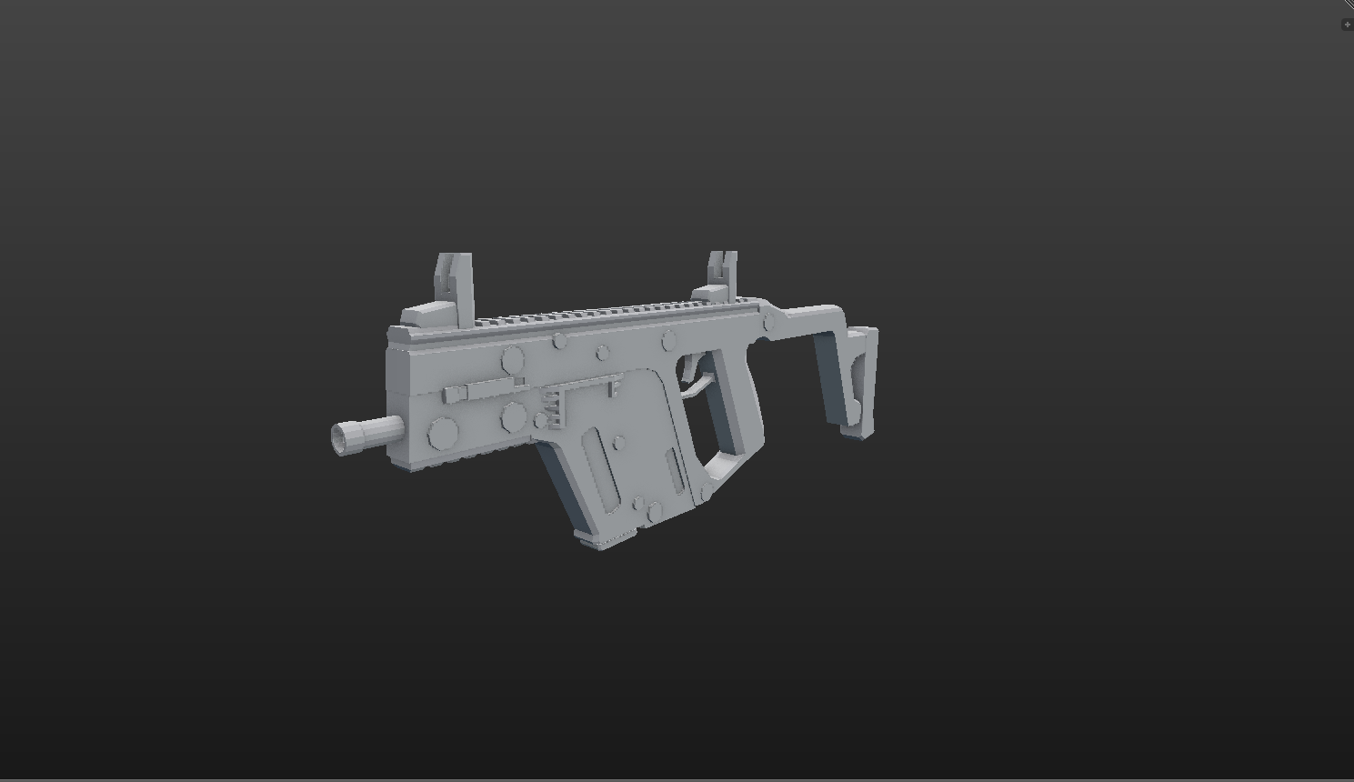 Low Poly Kriss Vector Free 3D Model - .fbx - Free3D