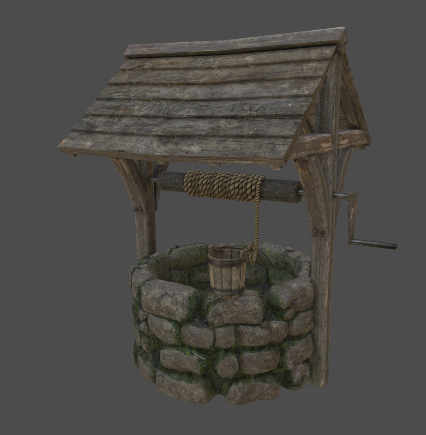 Well Free 3D Model - .fbx .tga - Free3D