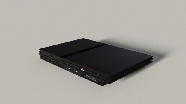 Playstation 2 Slim Free 3D Model - .obj .blend .mtl - Free3D