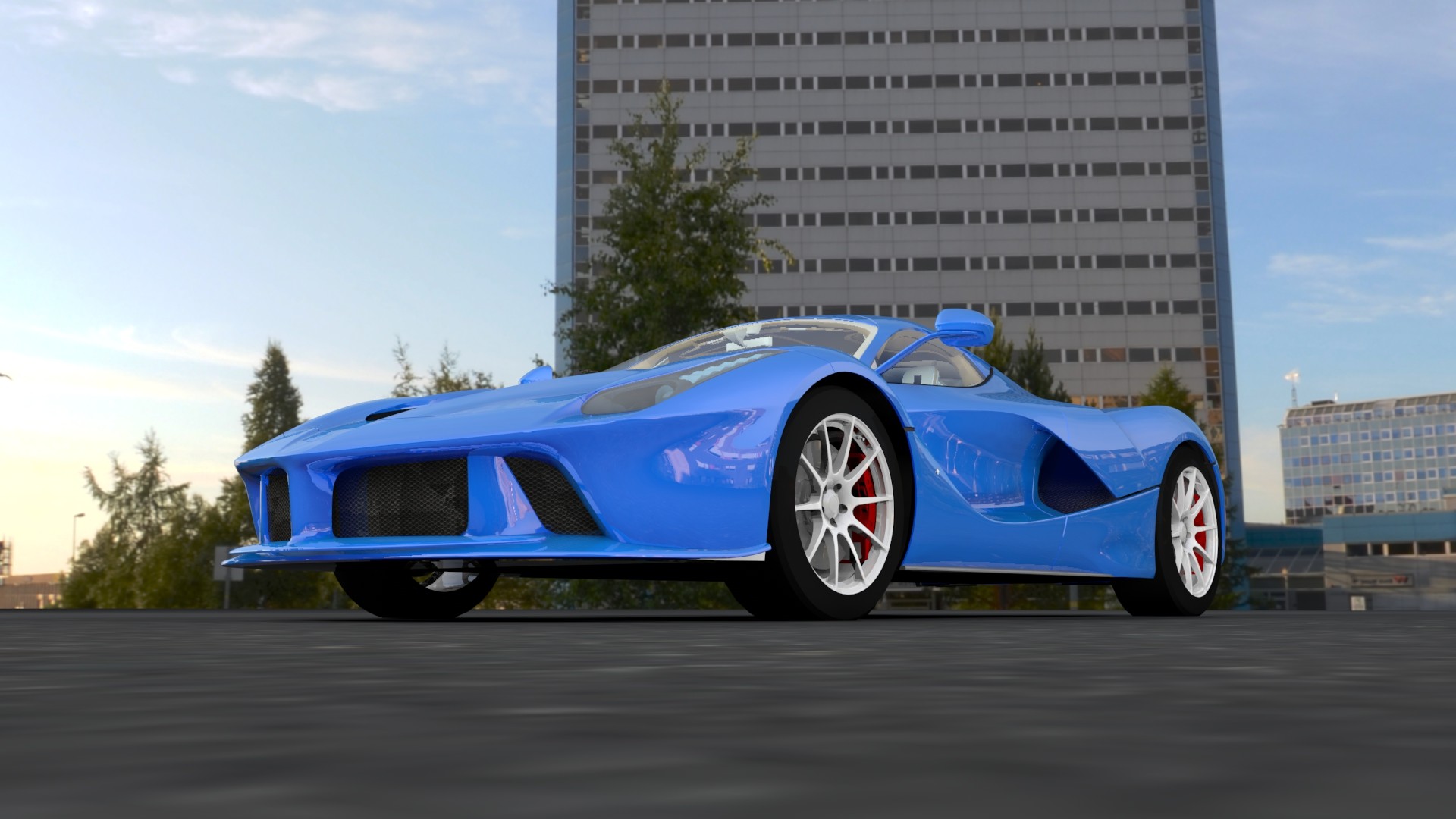 Ferrari LaFerrari Free 3D Model - .obj .c4d - Free3D