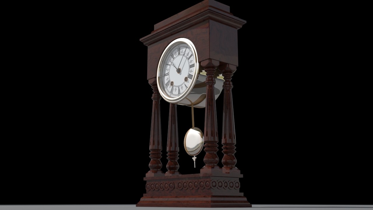 Desk Clock Free 3D Model - .max .obj - Free3D