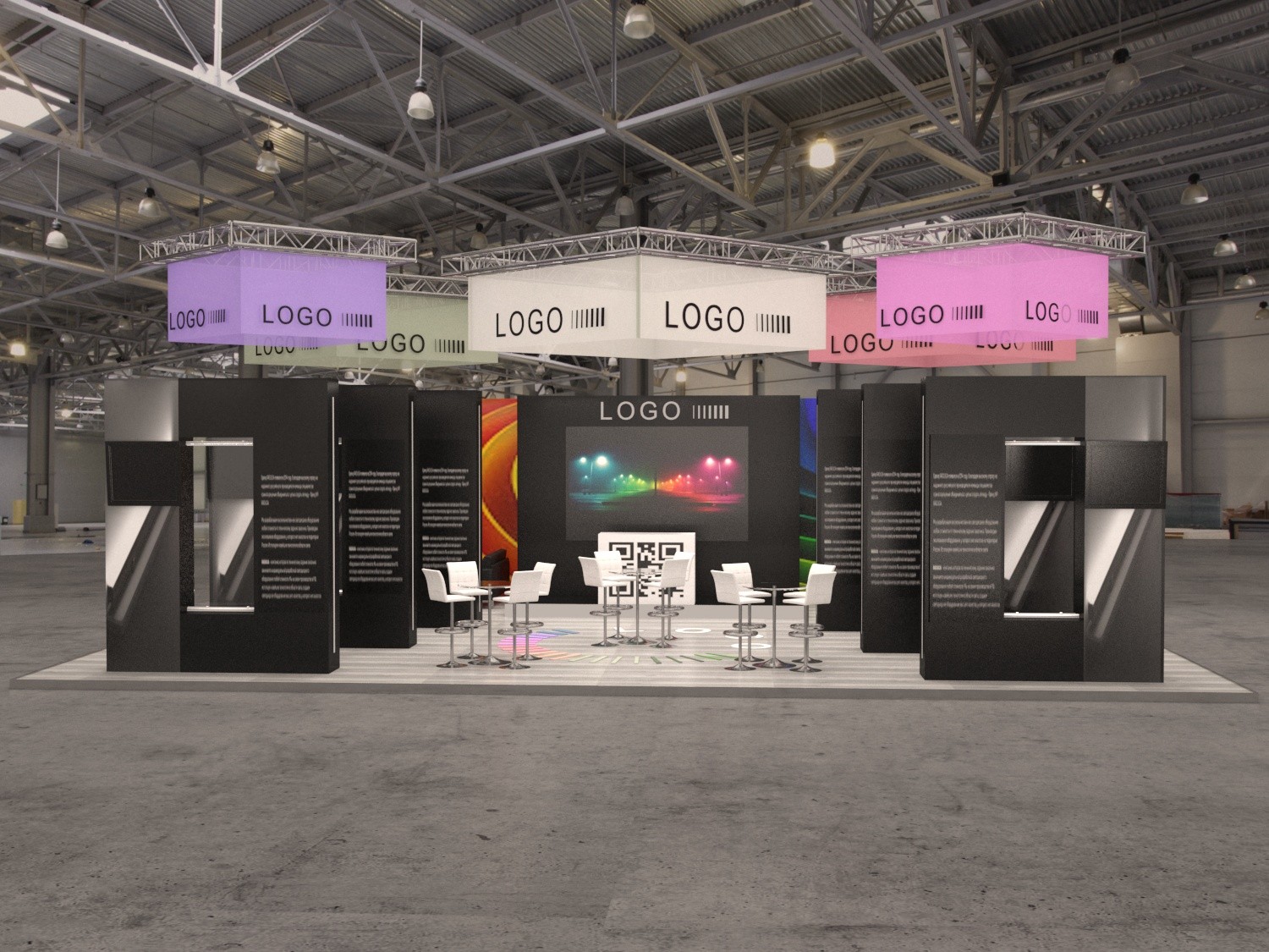 Exhibition Stand Free 3D Model - . - Free3D