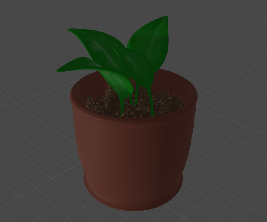 Flower Pot Free 3D Model - .blend .obj .fbx - Free3D