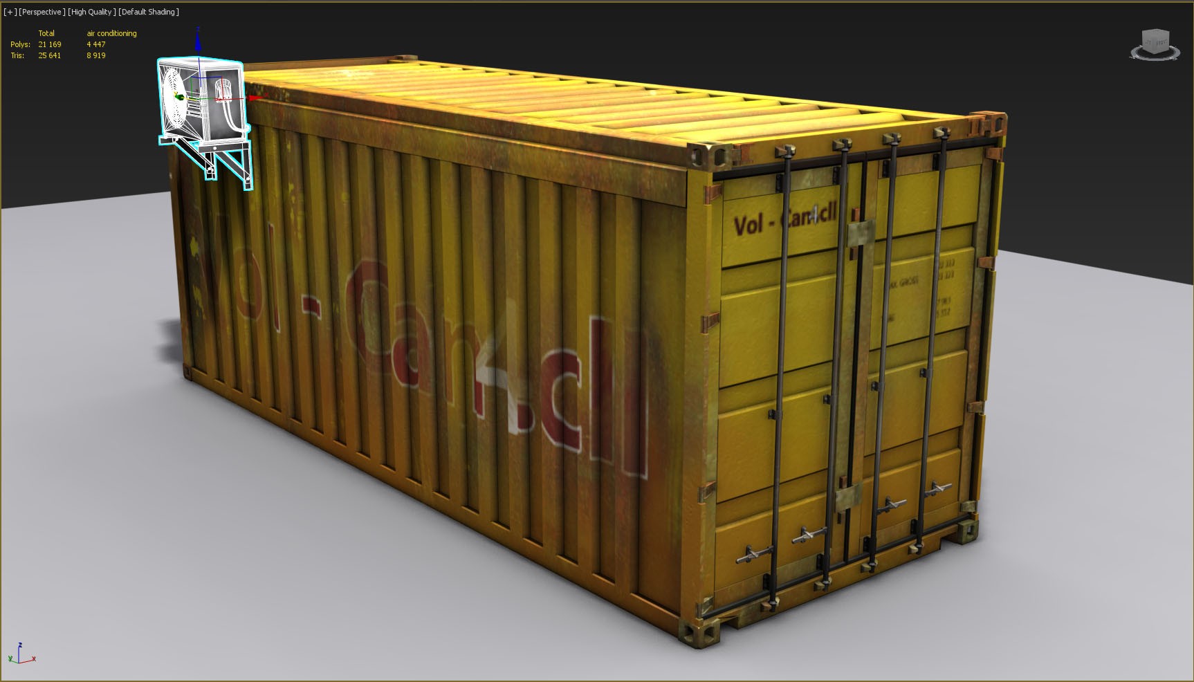 Container Free 3D Model - .max .obj .fbx .3ds .jpg .png - Free3D