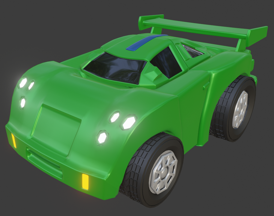 Toy Race Car Free 3D Model - .blend - Free3D