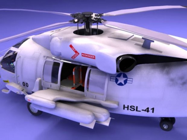 SH-60 SeaHawk Free 3D Model - .obj .max .ma - Free3D