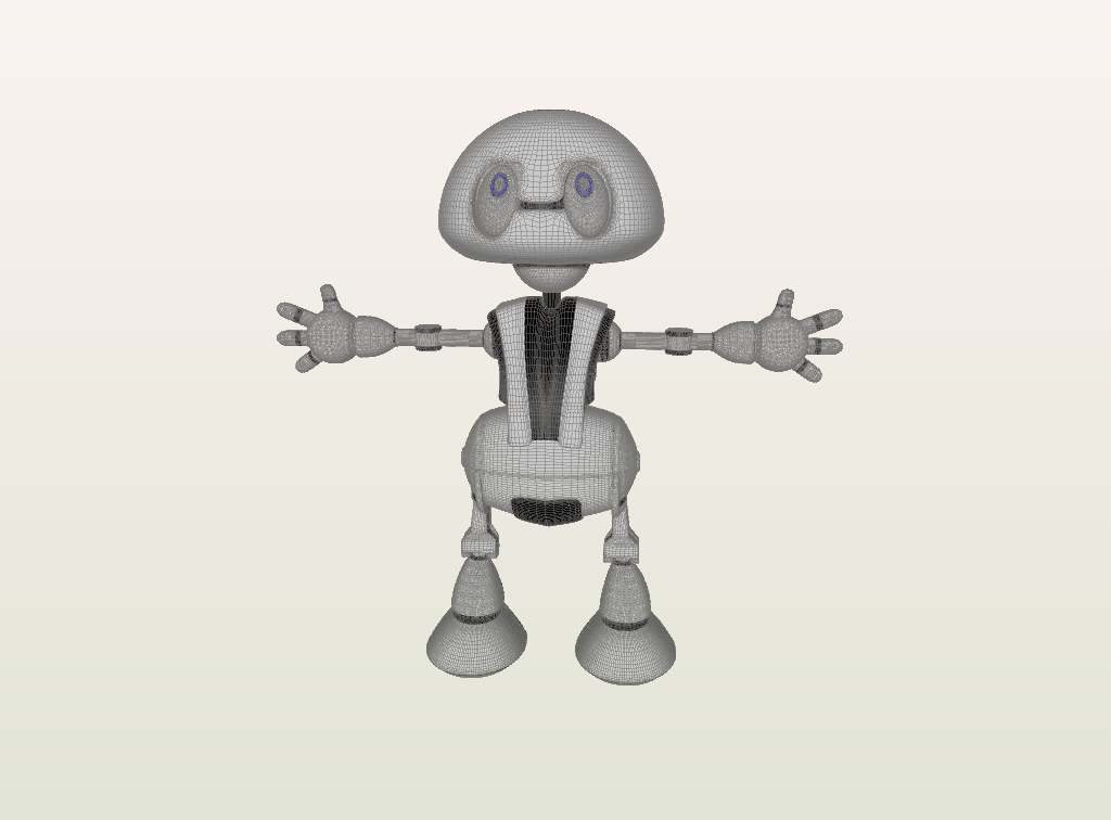 Robot Free 3D Model - .3ds .obj .blend .fbx .mtl - Free3D
