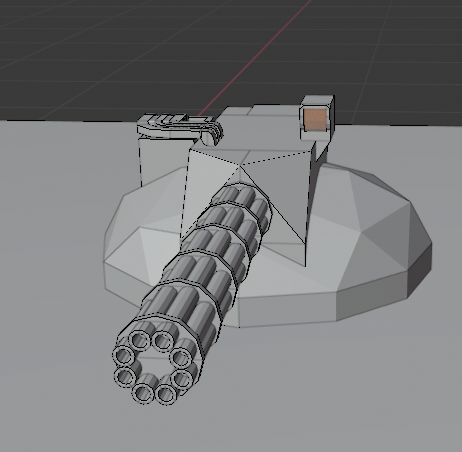 Minigun TD Free 3D Model - .blend - Free3D