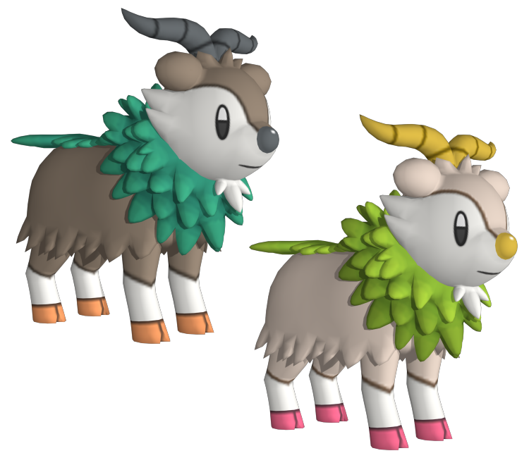 Skiddo (Pokemon) Free 3D Model - .dae .fbx - Free3D