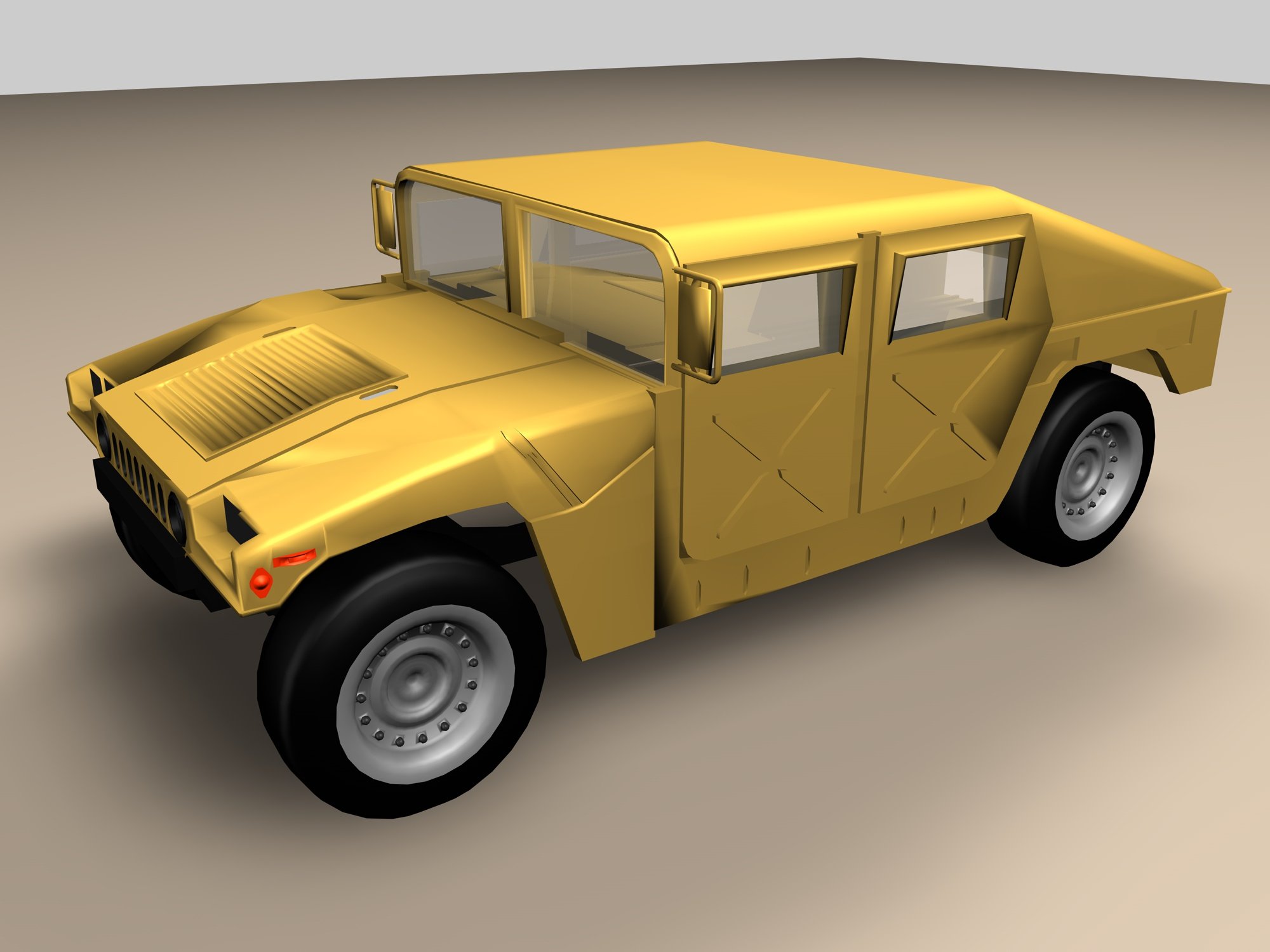 Humvee vehicle Free 3D Model - .obj .c4d .fbx - Free3D