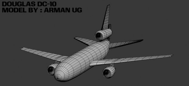 Douglas DC-10 Free 3D Model - .max - Free3D