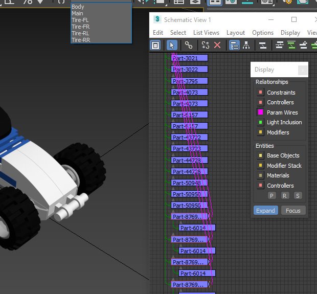 Lego 7800 Off Road Racer Free 3D Model - .3ds .dae .max .c4d .fbx - Free3D