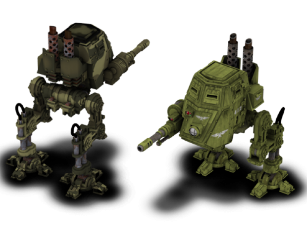 Sentinel imperial guard warhammer 40k Free 3D Model - .obj .sldasm - Free3D