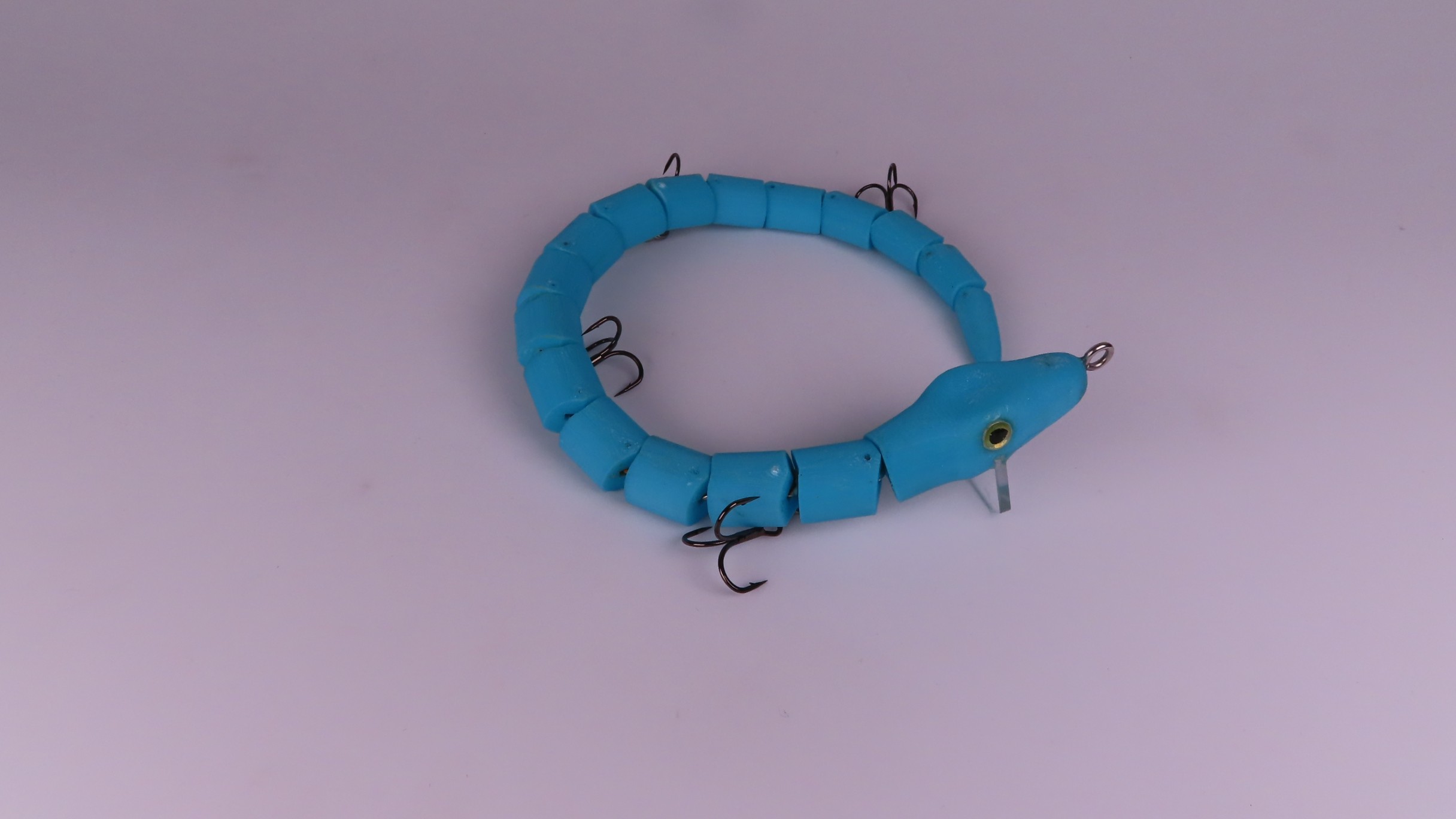 Fishing Lure-snake lure 300mm(perfect action) Free 3D Model - .stl - Free3D