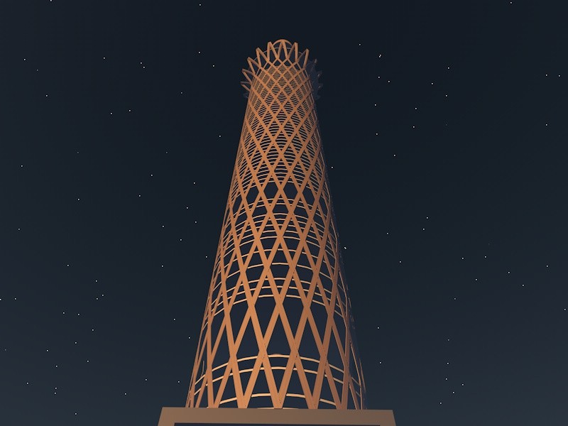 Cairo Tower Free 3D Model - .c4d .obj .stl - Free3D