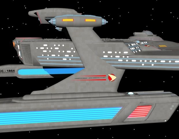 U.S.S. Reliant NCC 1864 Free 3D Model - .obj - Free3D