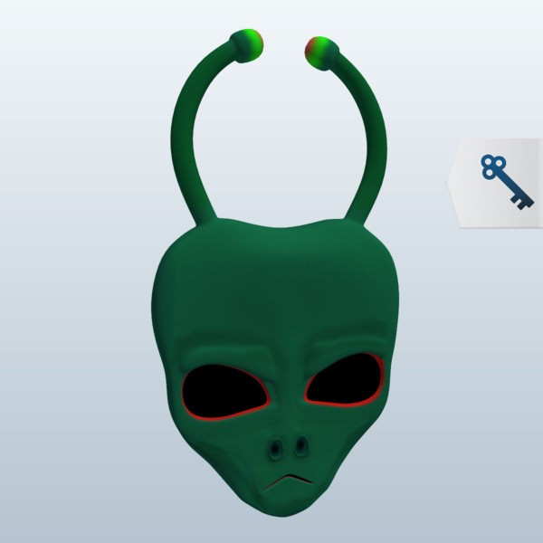 Alien Head v2 Modelo 3D gratis - .obj .stl - Free3D