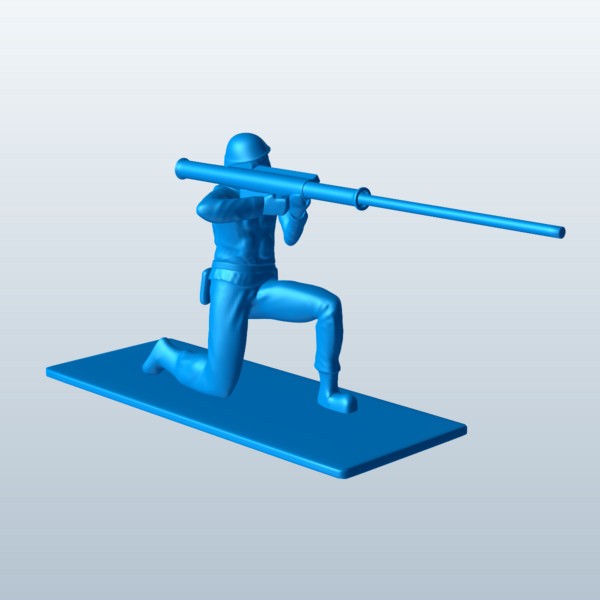 Bazooka Man v1 Free 3D Model - .obj .stl - Free3D