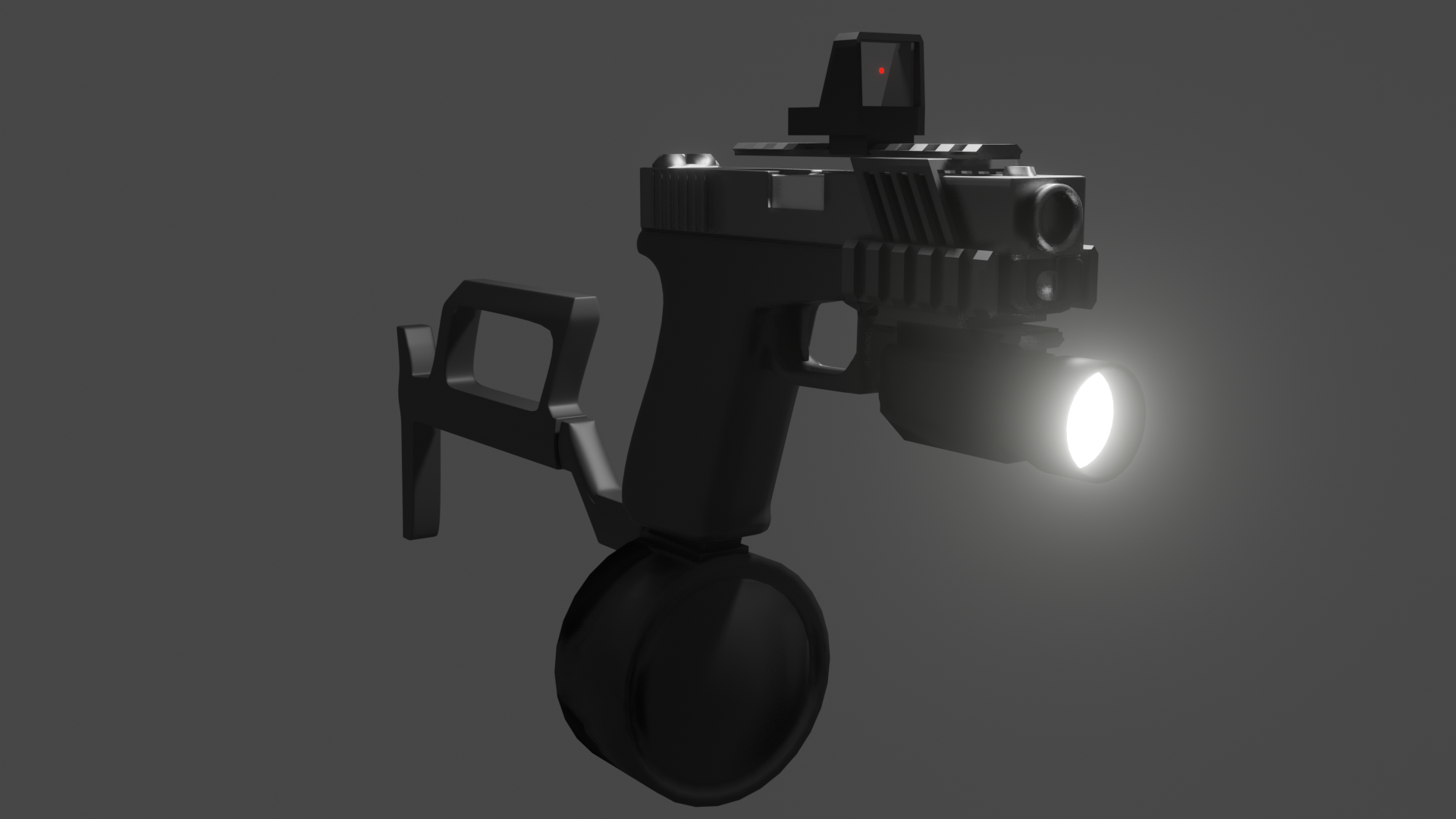 Customizable Glock Free 3D Model - .blend - Free3D