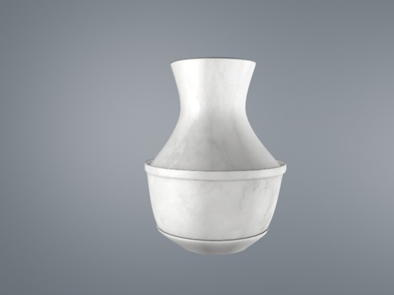 Marble Pot Free 3D Model - .3ds .obj .dae .fbx - Free3D