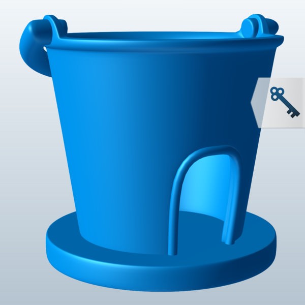 Bucket v1 Free 3D Model - .obj .stl - Free3D