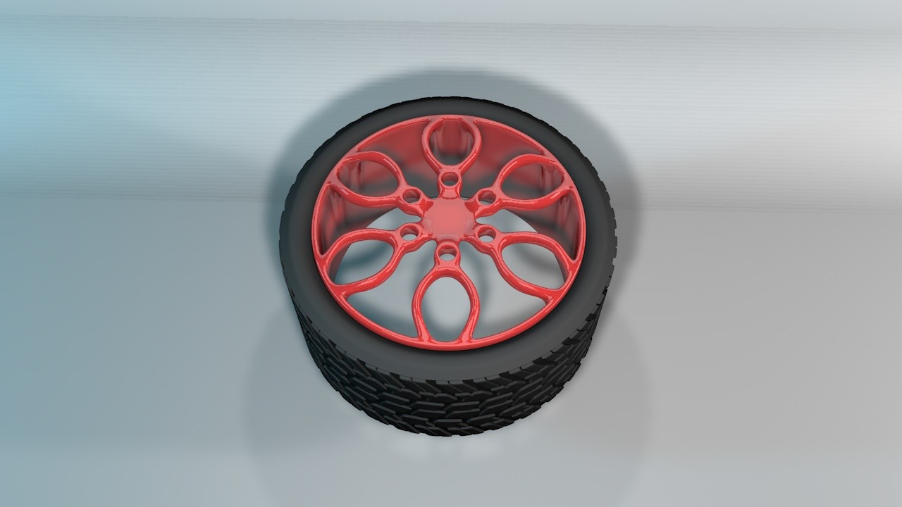 Tire and Rim Free 3D Model - .c4d - Free3D