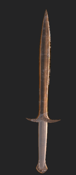 Sword Copper Free 3D Model - .obj .png - Free3D