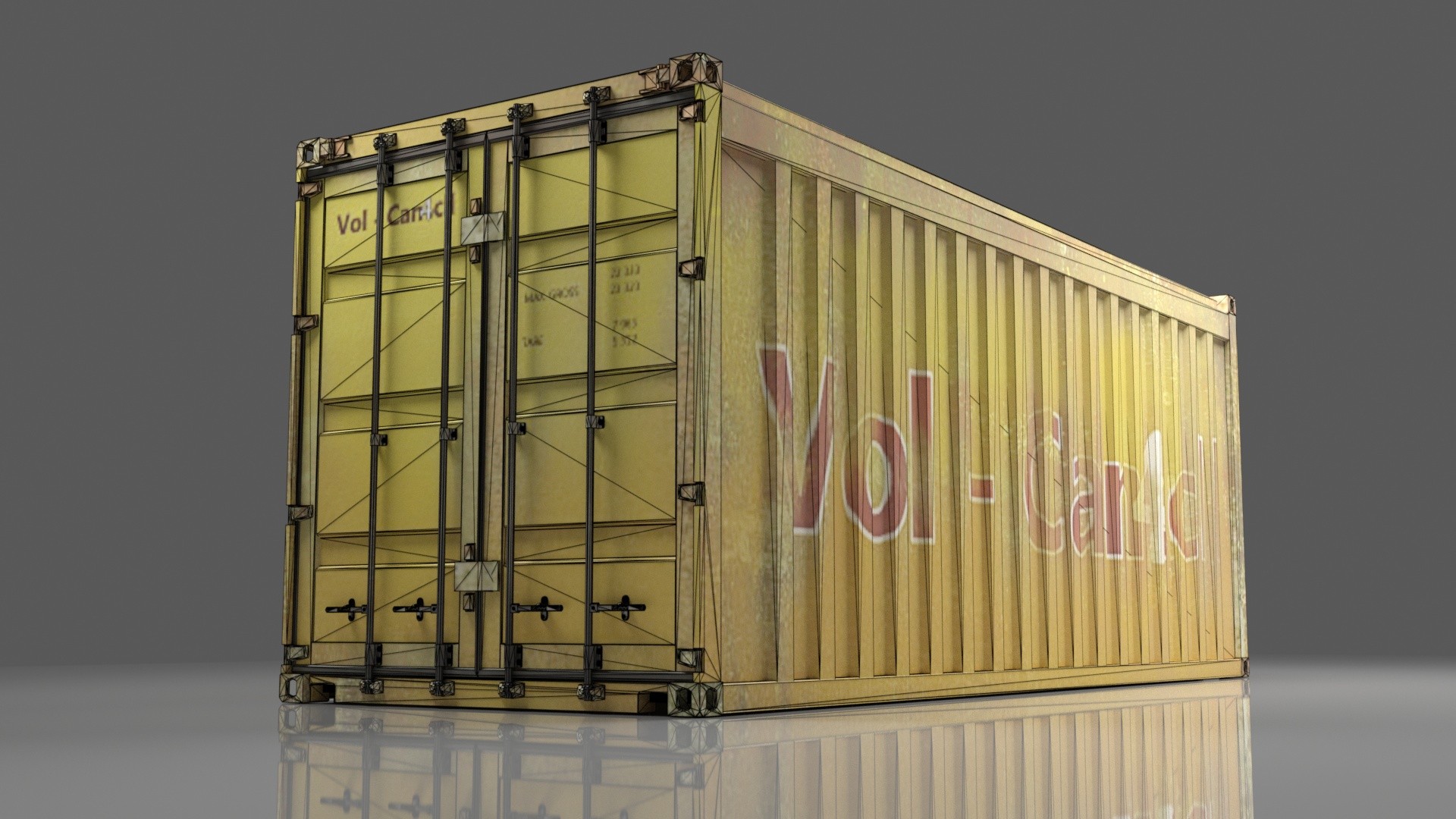 Container Free 3D Model - .max .obj .fbx .3ds .jpg .png - Free3D