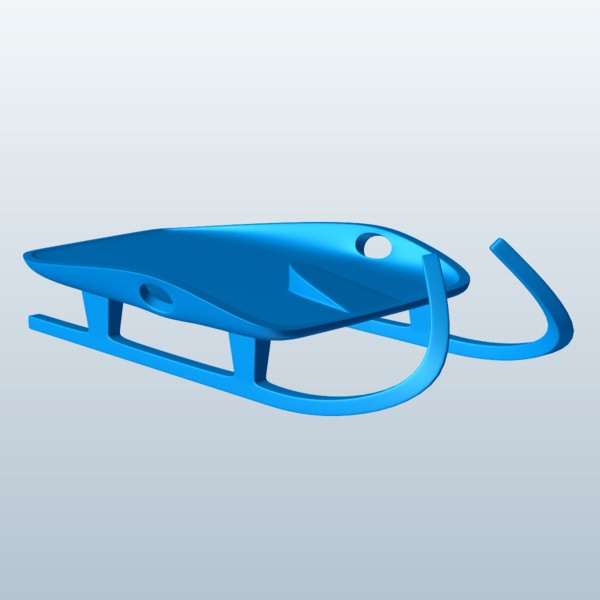 Luge sled v1 Free 3D Model - .obj .stl - Free3D