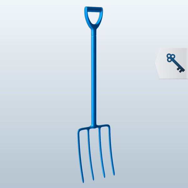 Pitchfork v1 Free 3D Model - .obj .stl - Free3D