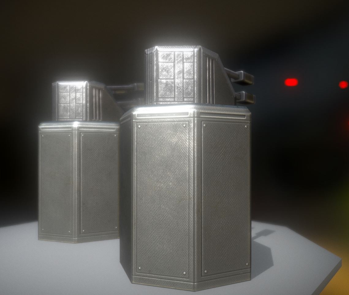 Laser Gun Tower Free 3D Model - .abc .x3d .x .wrl .stl .raw .ply .obj ...