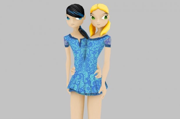 Conjoined twins - rigged Free 3D Model - .obj .max - Free3D