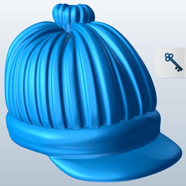 Beanie Visor Hat V1 Free 3D Model - .obj .stl - Free3D