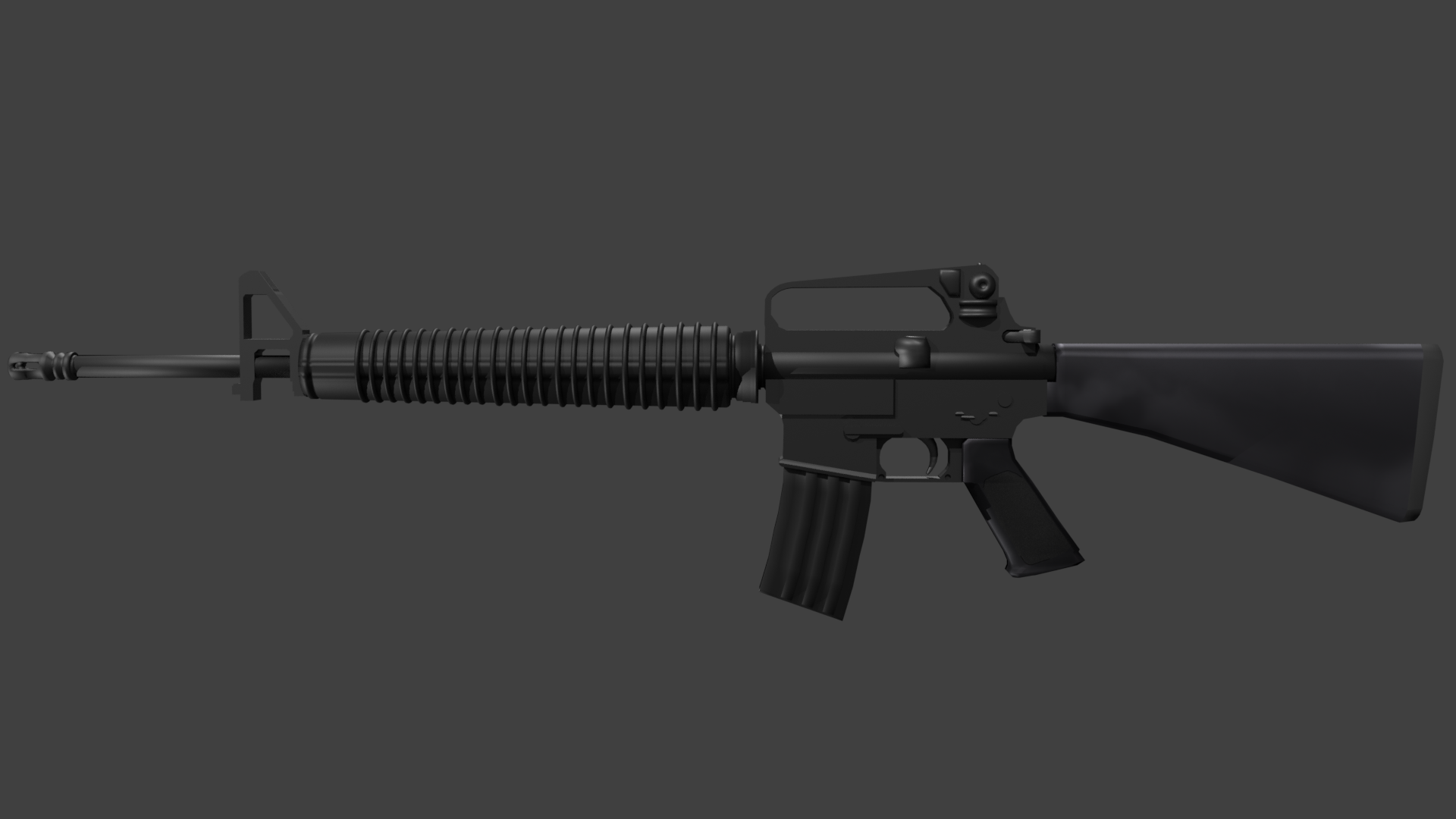 M4_A2 Free 3D Model - .blend - Free3D