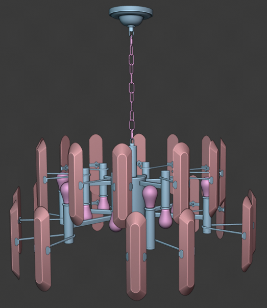 Hanging Light Free 3D Model - .obj .fbx .dae .stl - Free3D