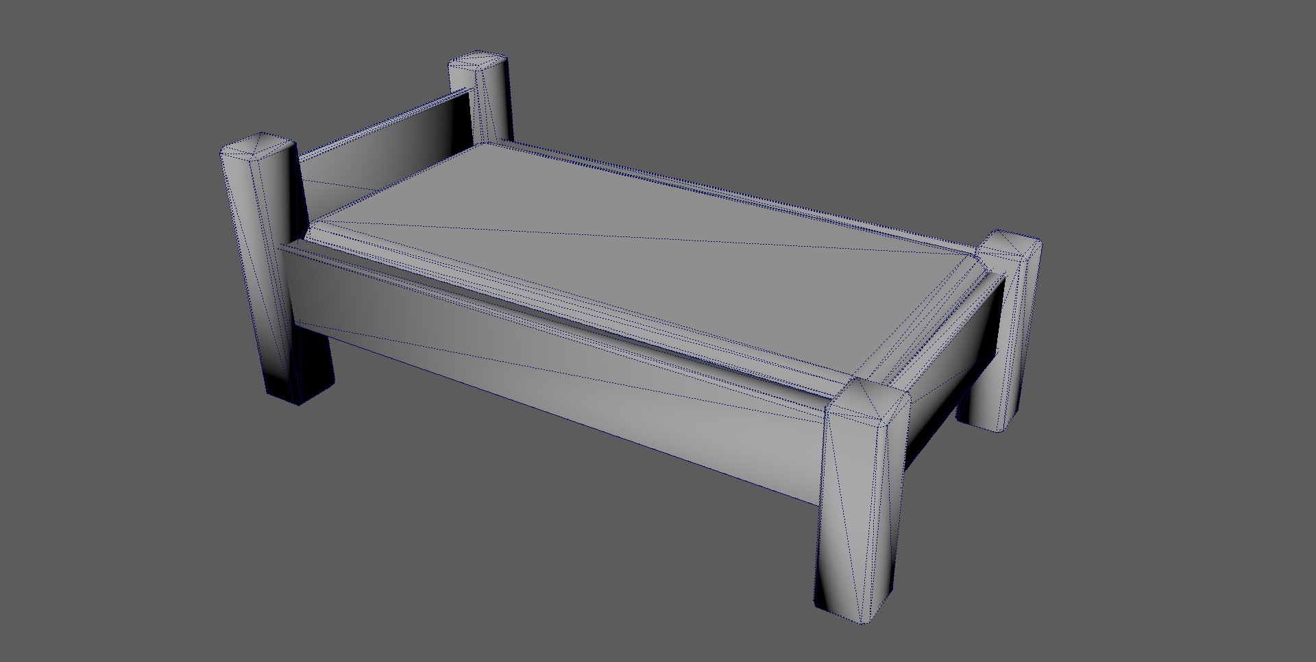 Free Bed Game Asset Free 3D Model - .fbx .png - Free3D
