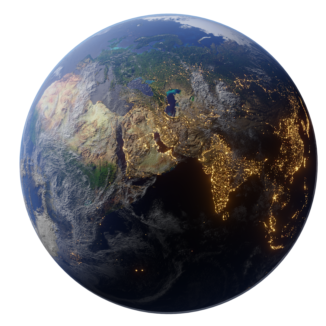 Terre Modèle 3D gratuit - .blend - Free3D