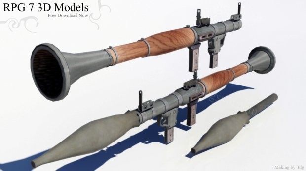 Rpg 7 Free 3D Model - .3ds .obj .max .fbx .mtl .dds .dxf - Free3D
