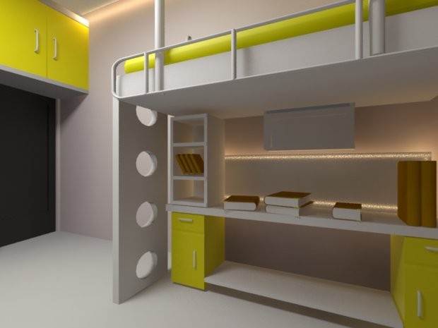 Children room interiors Free 3D Model - .max - Free3D