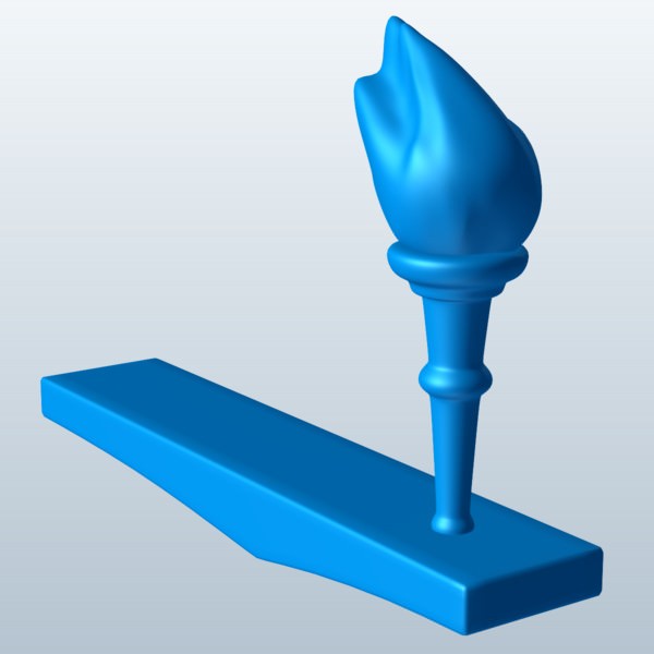 Torch v1 Free 3D Model - .obj .stl - Free3D