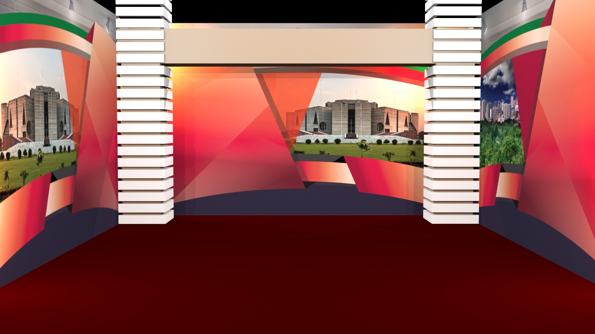 Virtual Set Free 3D Model - .max - Free3D