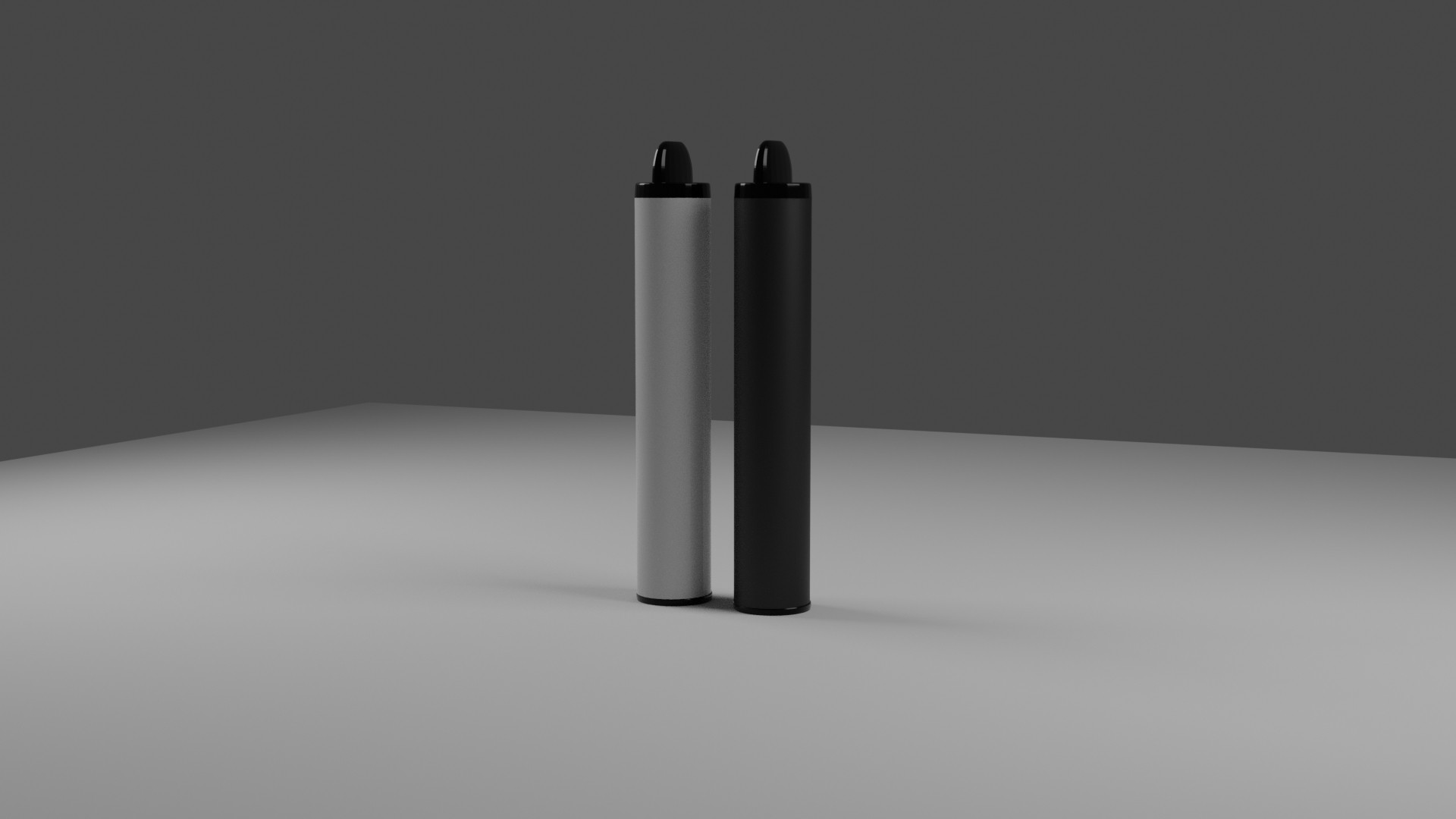 Vape - black and white Free 3D Model - .blend - Free3D