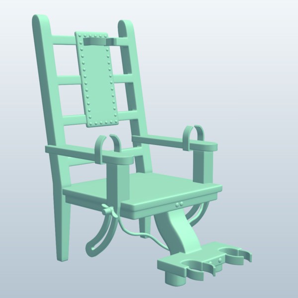 Electric chair v1 Free 3D Model - .obj .stl - Free3D