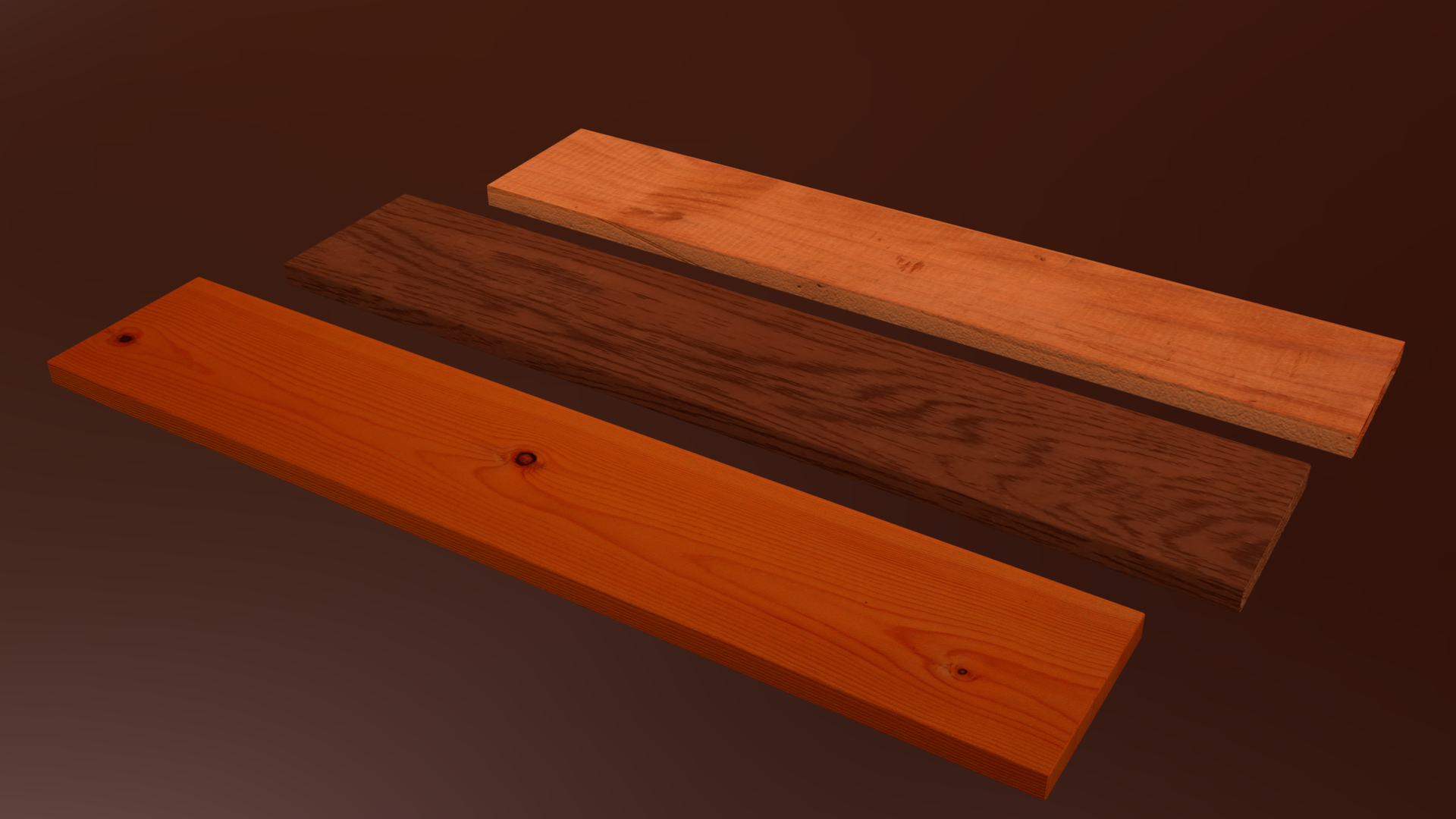 Plank of wood Free 3D Model - .obj .blend .fbx - Free3D